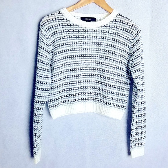 Forever 21 | Sweaters | Forever 2 Cozy Knit Grey White Sweater Sz Sp ...